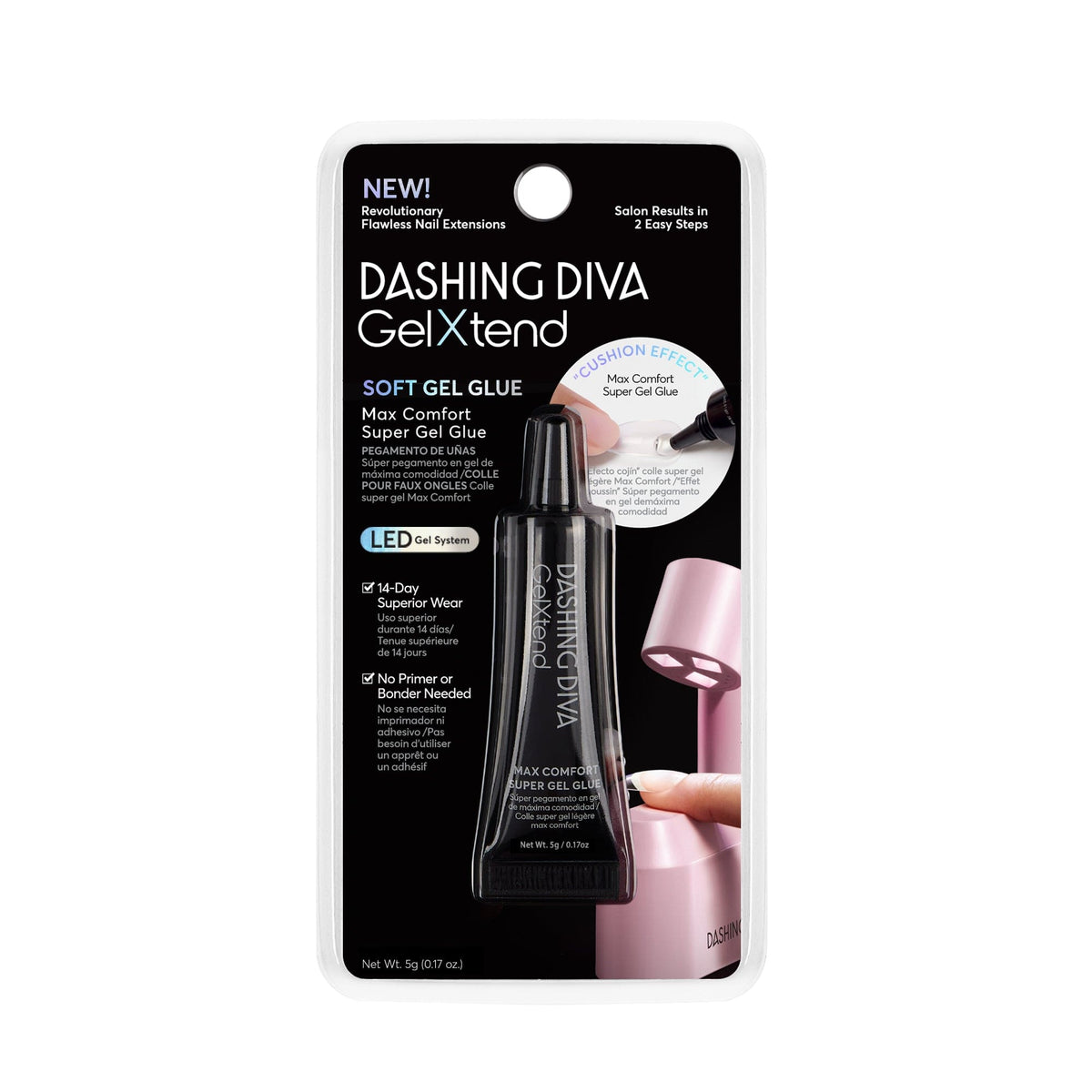 Soft Gel Nail Glue 5g – No Primer Needed – Dashing Diva