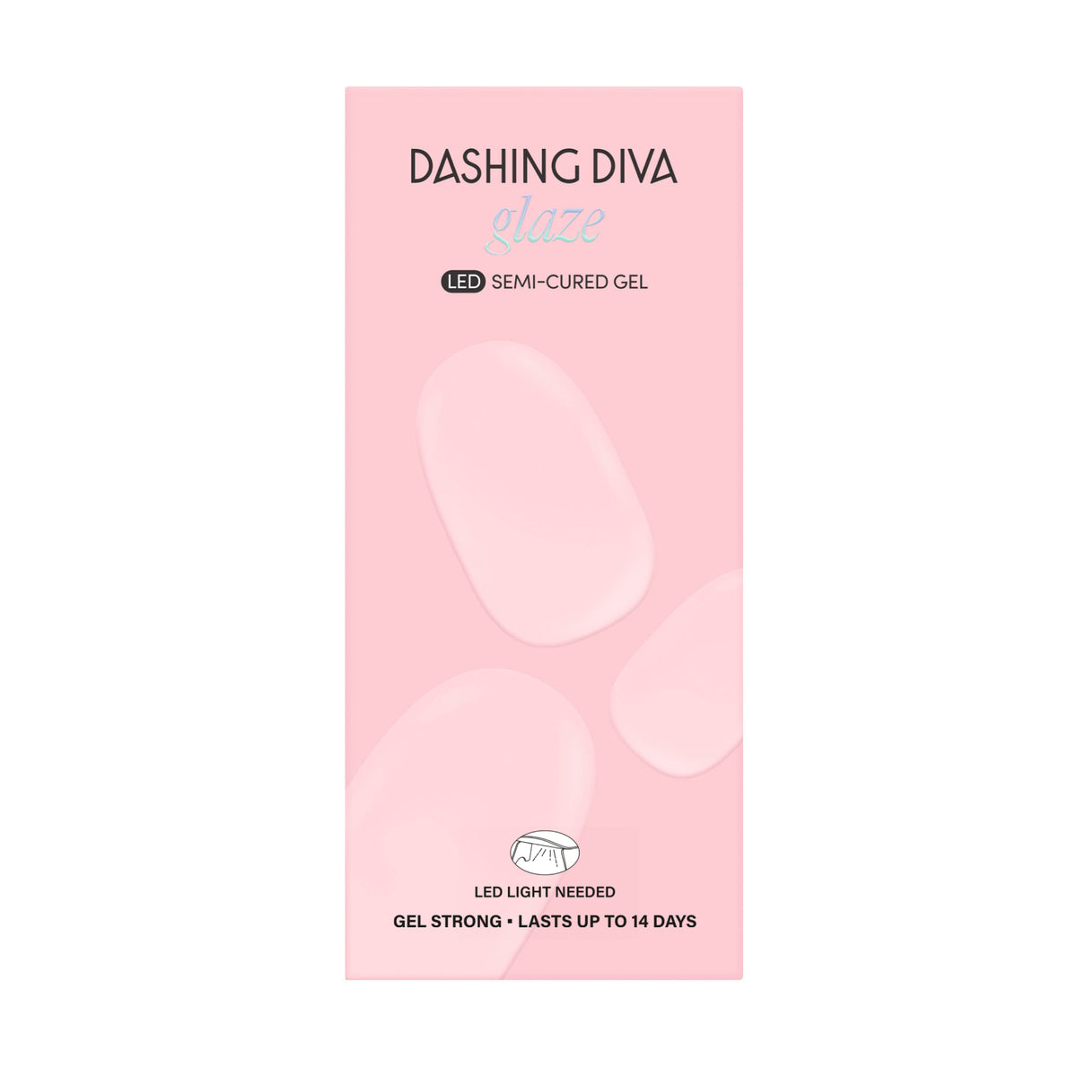 Citrus Kick – Neon Candy Pink Glossy Gel Pedi Strips – Dashing Diva