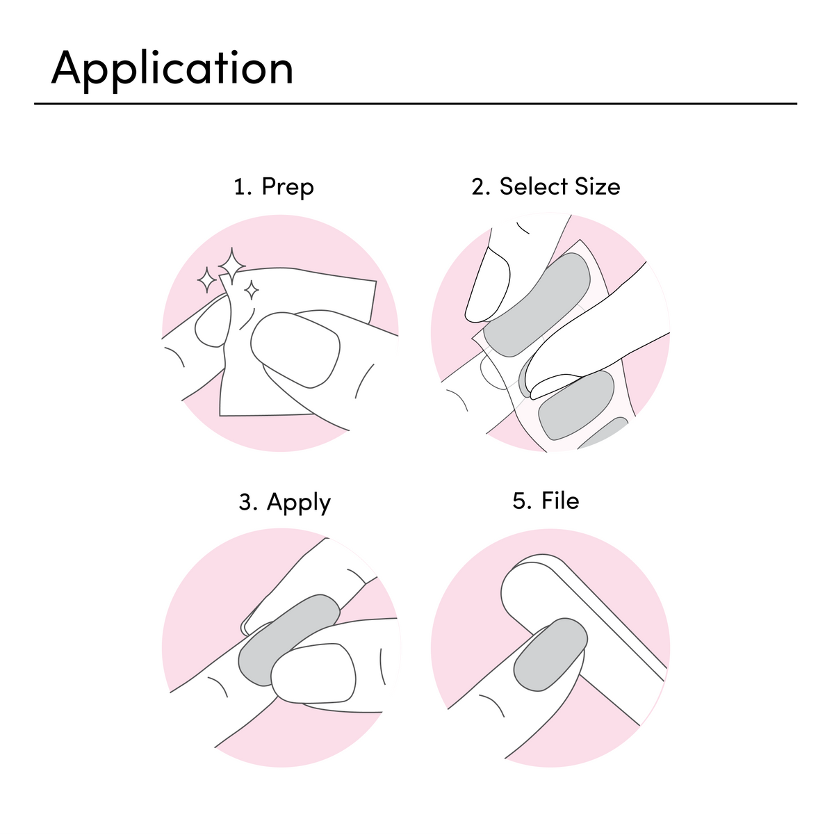 White Flag – Solid White Mani Pedi Gel Strips – Dashing Diva
